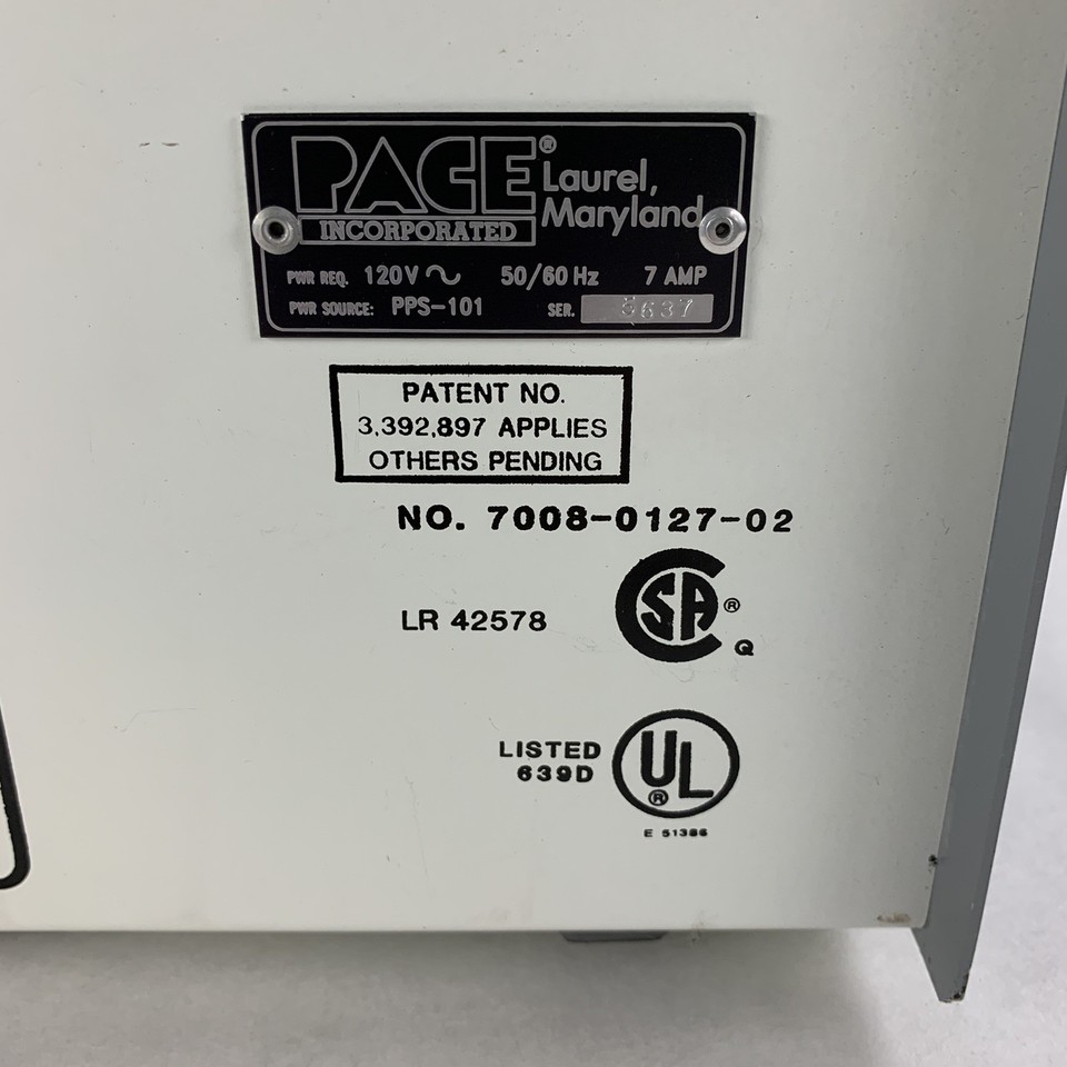 Pace Inc. 7008-0127-02 Dual Path Solder Extractor w/ Foot Pedal Power ...