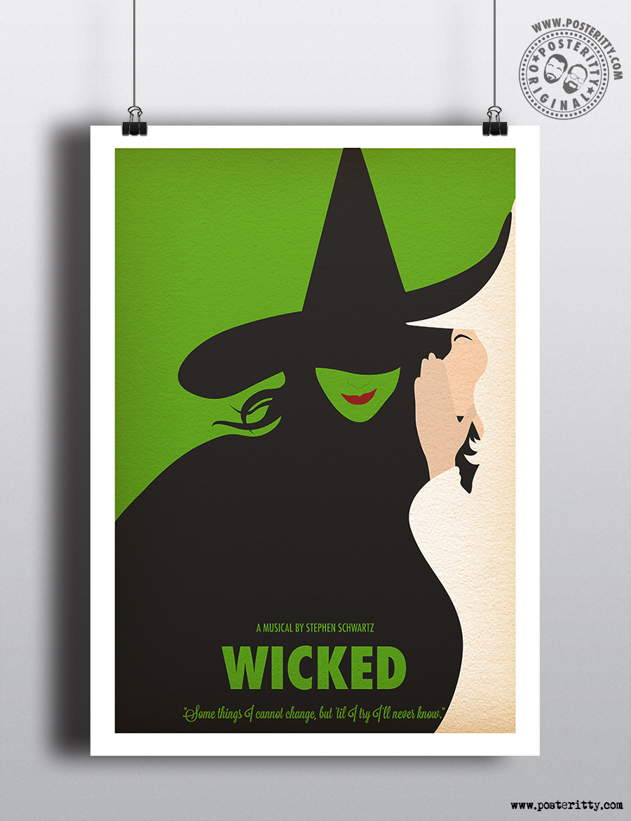 Wicked The Musical Poster