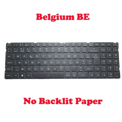 Laptop Keyboard For Eluktronics Prometheus 16 G2 Belgium BE No Backlit ...