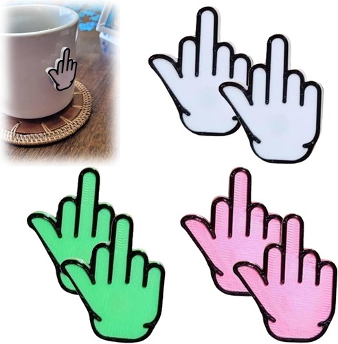 Middle Finger Suction Cup Funny Sticker Decoration Prank Gift,Middle ...