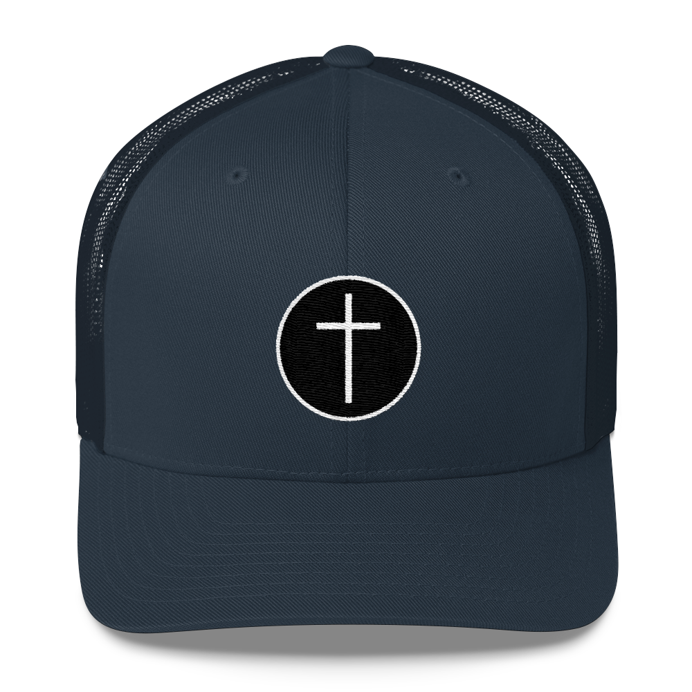 Cross of Jesus Christ Is King Embroidered Christian Faith Adjustable ...