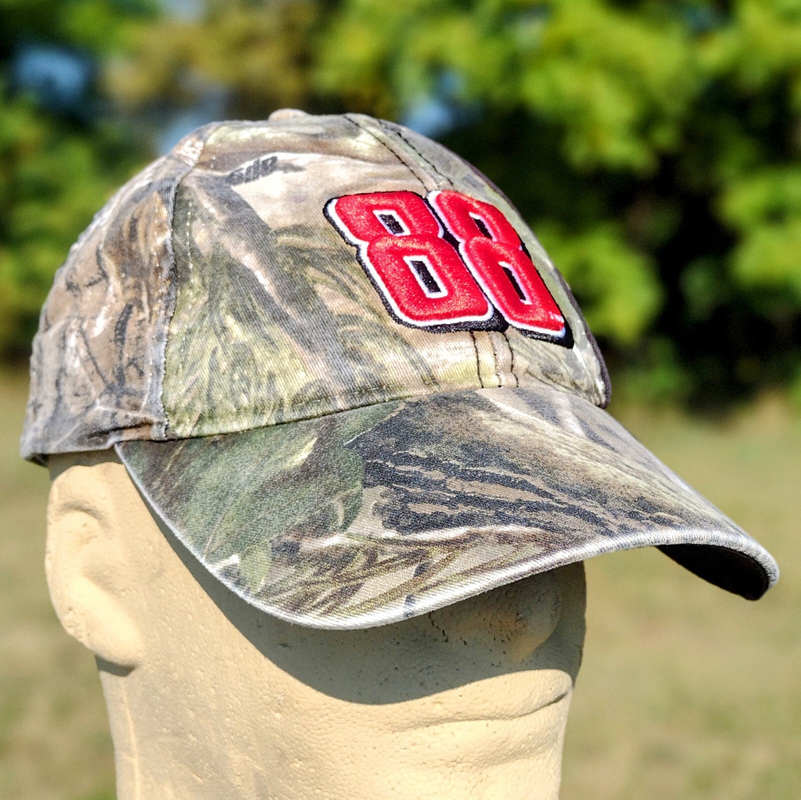 Vintage Camo Number 88 Dale Earnhardt Jr Hat Cap Camo… - Gem
