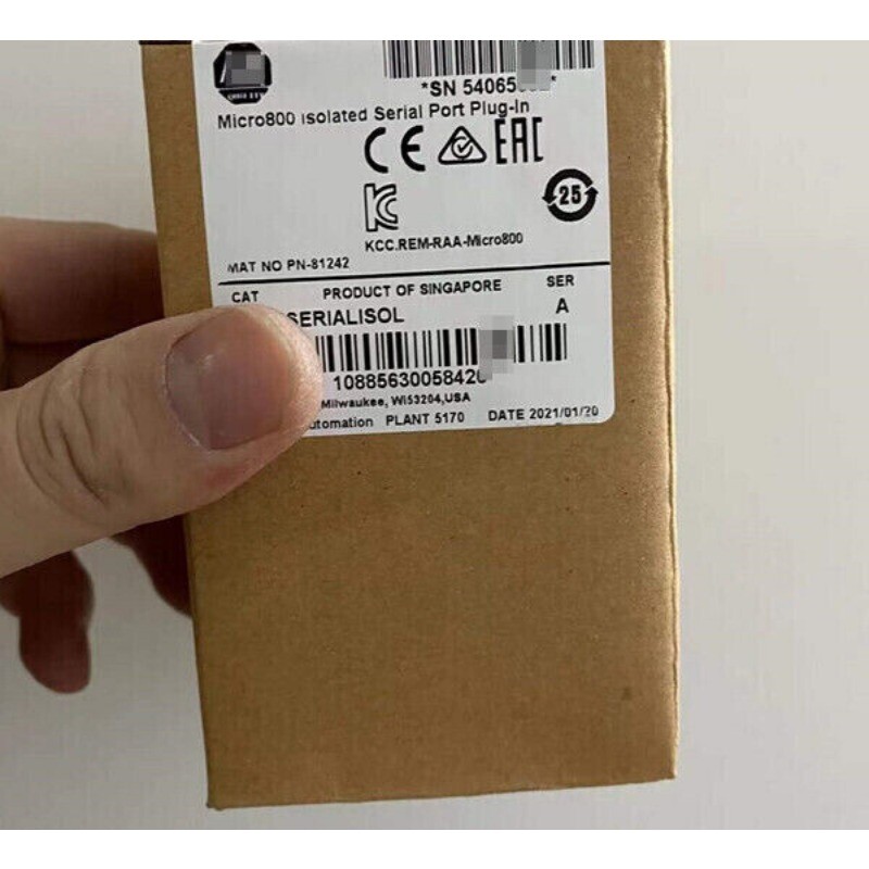 NEW SEALED Allen-Bradley 2080-SERIALISOL Micro800 Isolated Serial Port ...