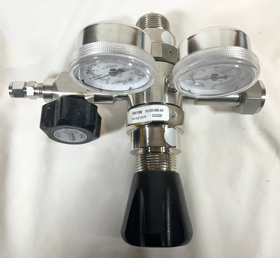 HARRIS High Purity Specialty Gas Lab Regulator 2 Stage CGA 660 Inlet ...