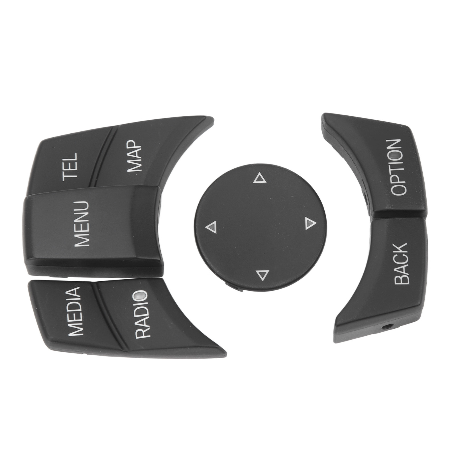 Matte Black Central Console Multimedia Button Kit Multi Media Control ...