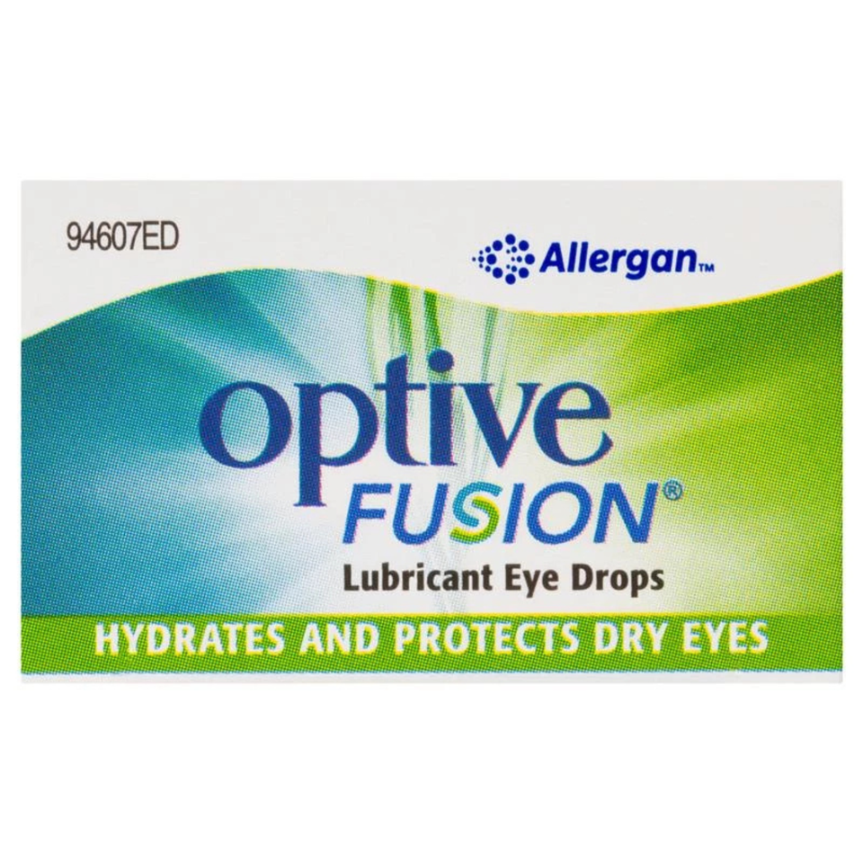 10 X Optive Fusion Lubricant Eye Drop Preservative Free Dry Eye Relief ...