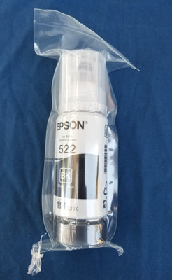 Genuine Epson 522 Black Ink Bottles for ET-2720 ET-2800 ET-2803 ET-4700 ...