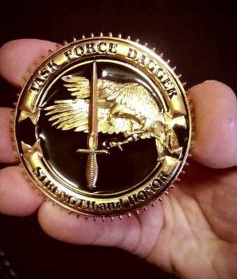 Rare Authentic Task Force Dagger TF Dagger OEF Coin | eBay