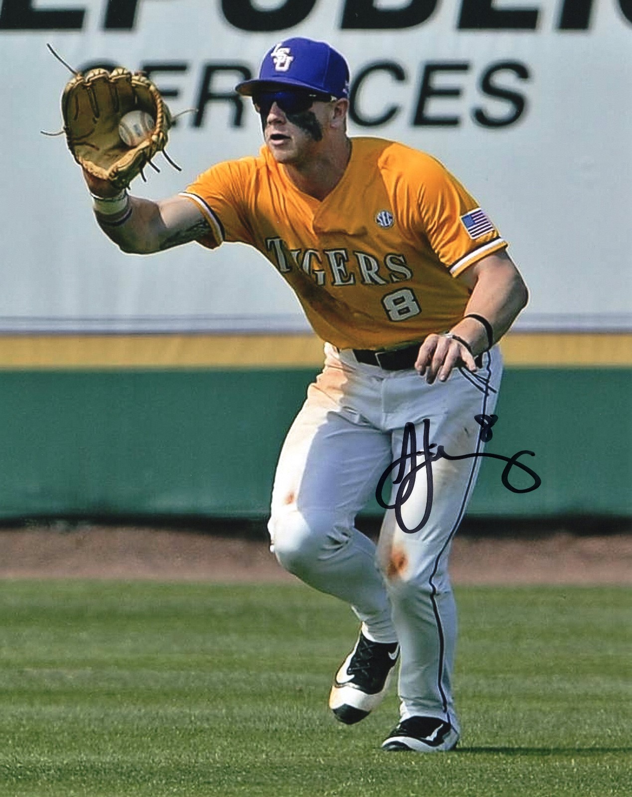 JAKE FRALEY LSU TIGERS SIGNED 8X10 PHOTO W/COA | eBay