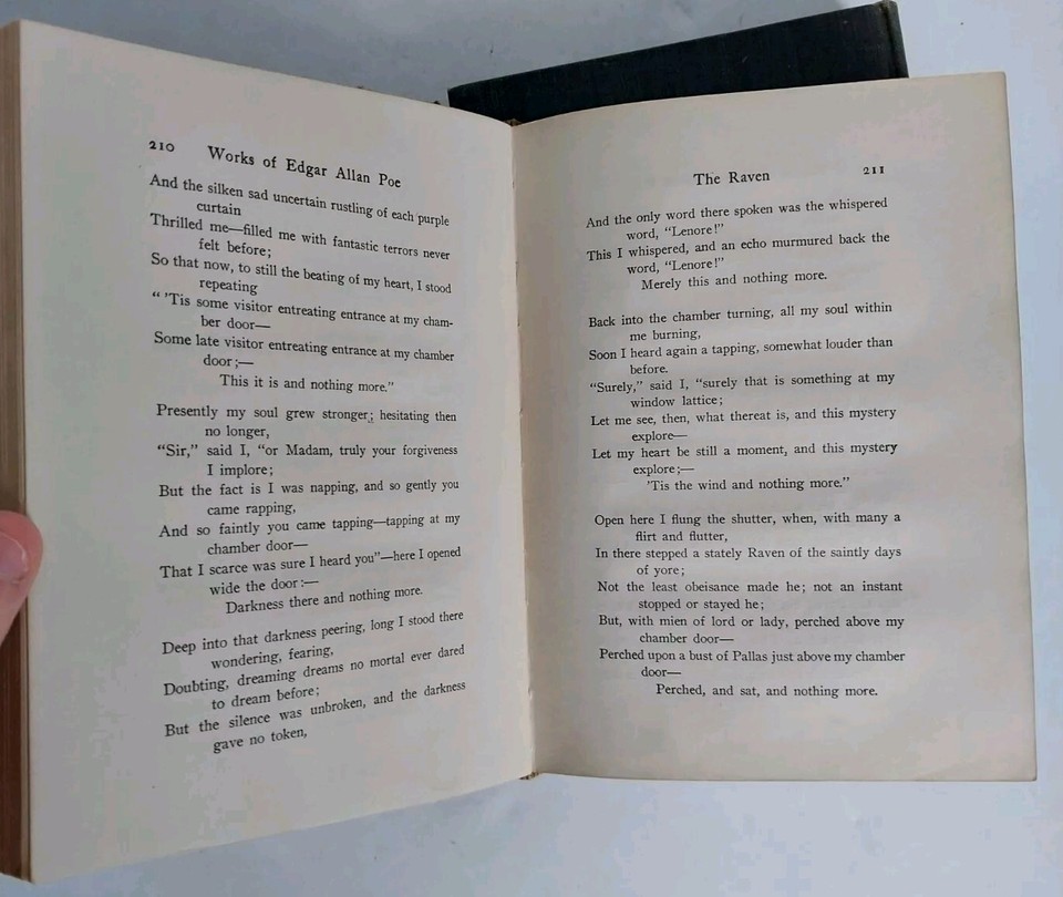 The Works Of Edgar Allen Poe The Reven Edition 1904 Complete Hardcover ...