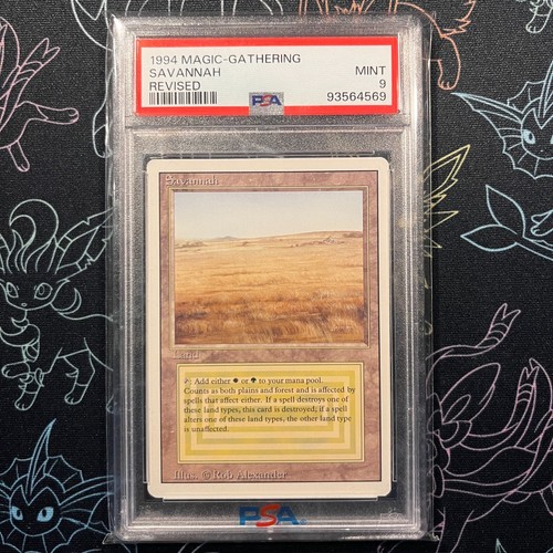 PSA 9 - Savannah Revised MTG Magic 1994 Dual Land.jpg | eBay