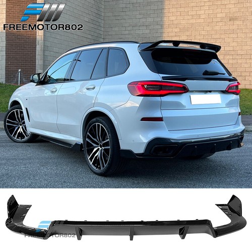 Fits 19-25 BMW G05 X5 M Sport Rear Bumper Lip Diffuser 3PC Set ABS ...