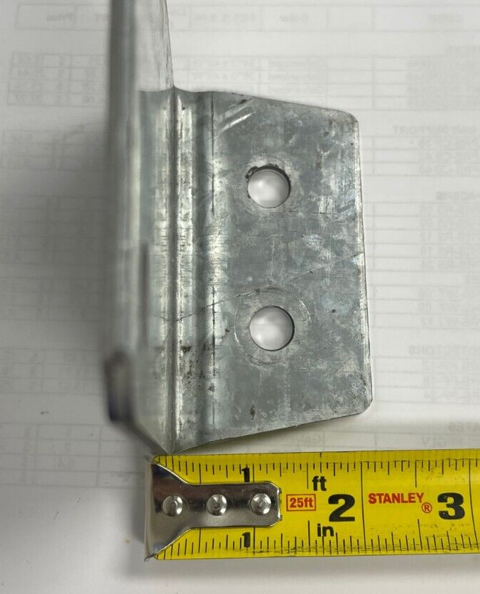 (10) Pallet Racking Universal Foot Plates for Uprights, Nuts and Bolts ...