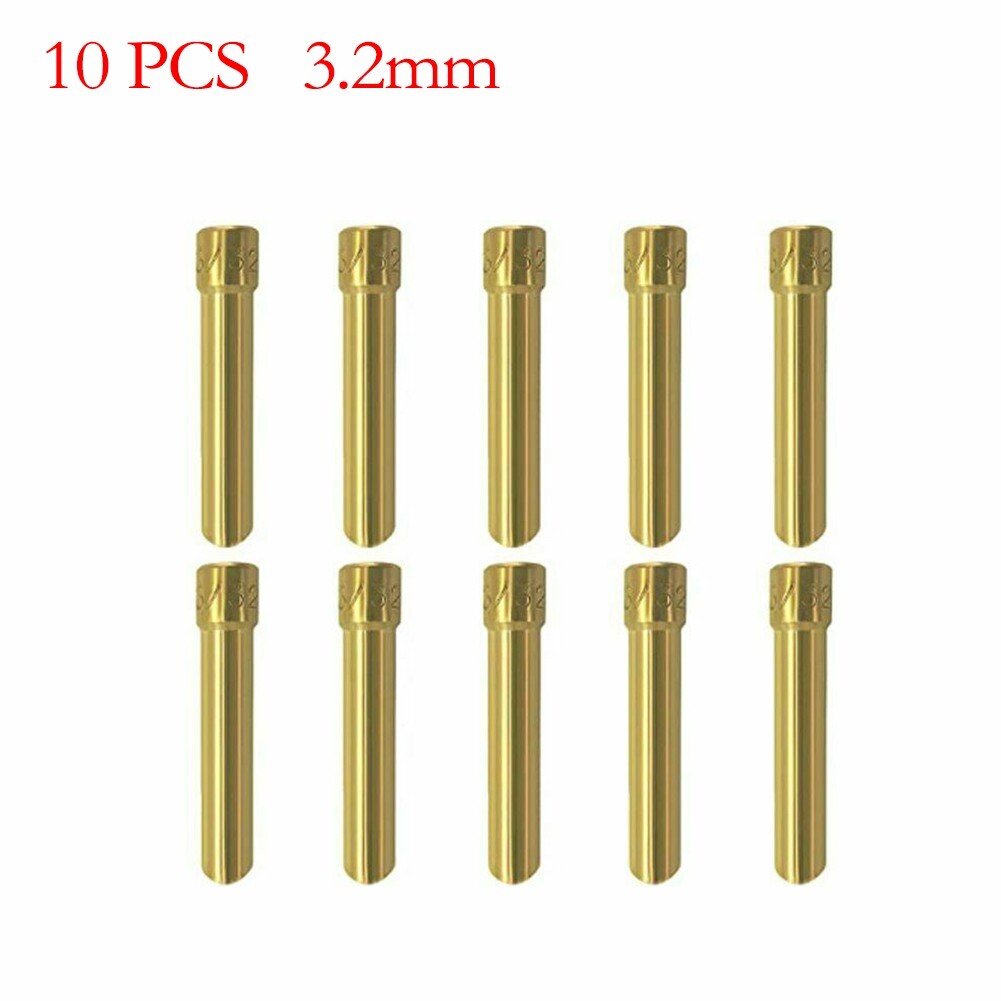 10pcs Tungsten Electrode Collet Set Short Stubby Wedge Kit WP 17 18 26 ...