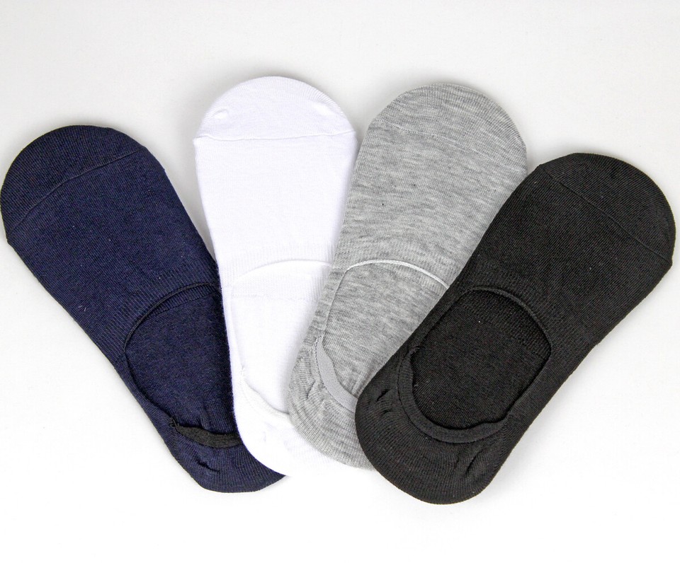 12 Pairs Mens No Show Invisible Socks Low Cut Fashion Liner Loafer Boat ...