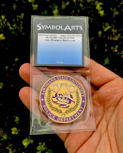 LSU Tigers Louisiana State Campus Police Challenge Coin Burrow Skenes ...