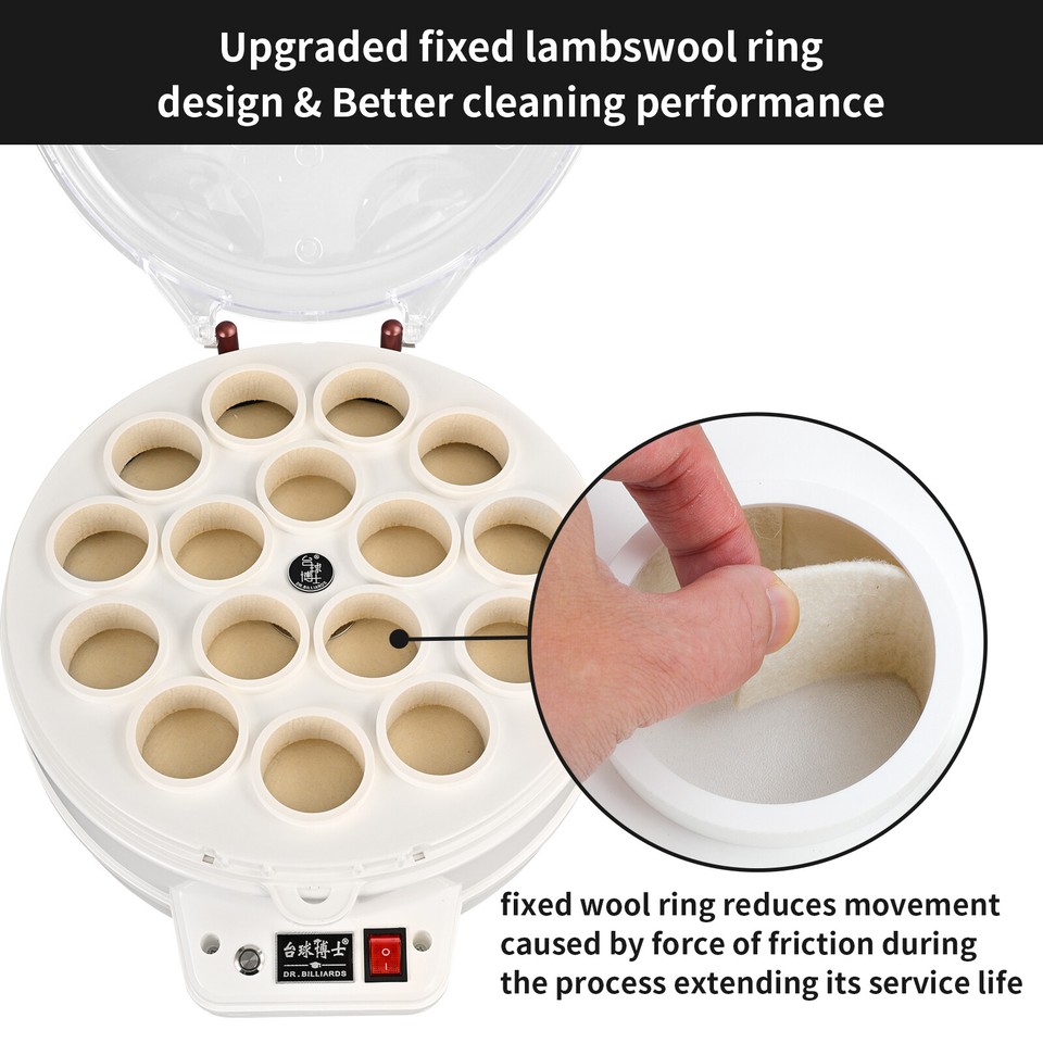 Automatic Pool Ball Cleaner/Snooker DR.BILLIARDS 16/22 Balls Cleaner ...