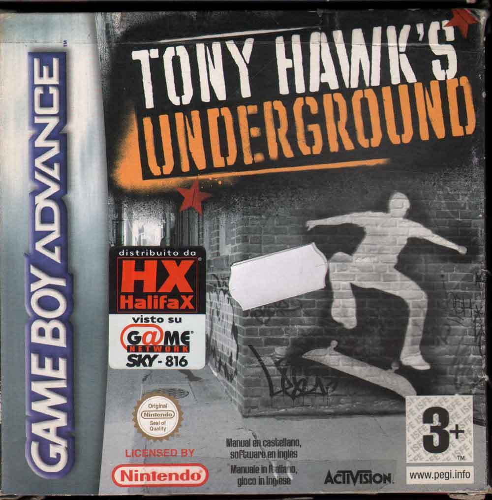 Tony Hawk's Underground Game Boy Advance - Prix - Photo - Présentation