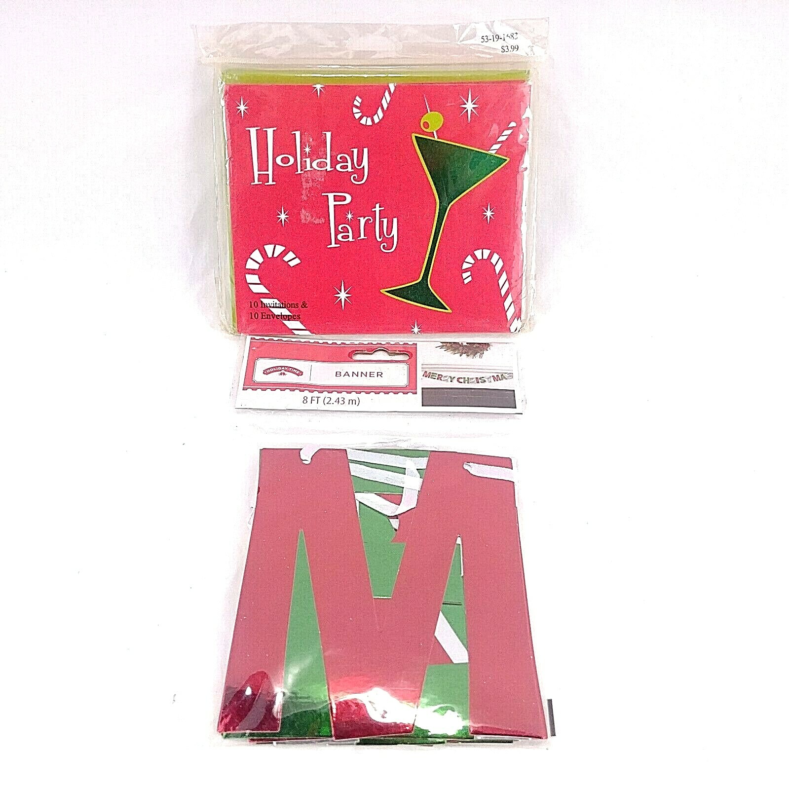 Holiday Time Banner Merry Christmas Target Holiday Party 10 Invitation ...