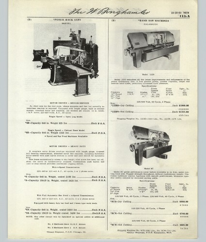 1959 61 PAPER AD Marvel Power Hack Saw Kalamazoo Band 1220 8C 610 824 ...