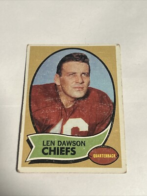 1970 Topps Football #1 Len Dawson Kansas City Chiefs | eBay