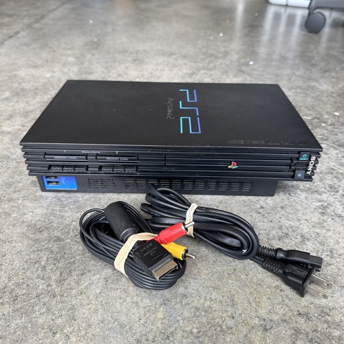 Sony PlayStation 2 PS2 Console (SCPH-50001) w/ OEM AV and AC Cable ...