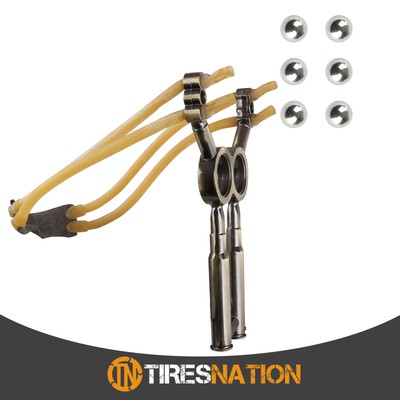 Heavy Duty Powerful Survival Hunting Velocity Bullet Handle Catapult ...