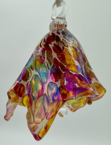 Unique Vintage Hand Blown Glass Bell Ornament by Channeled Creations | eBay