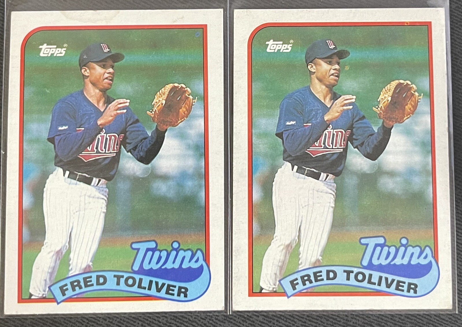 (2) - 1989 Topps Freddie Toliver Fred Toliver #623 (Condition? You ...