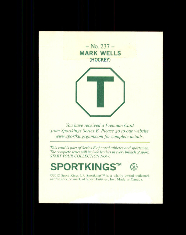 Mark Wells Signed 2012 Sportkings Series E Premium Back #237 IPA In ...