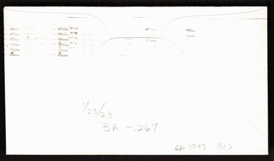 Sam Mele Signed 1969 Baseball Stamp Envelope Washington Senators ...