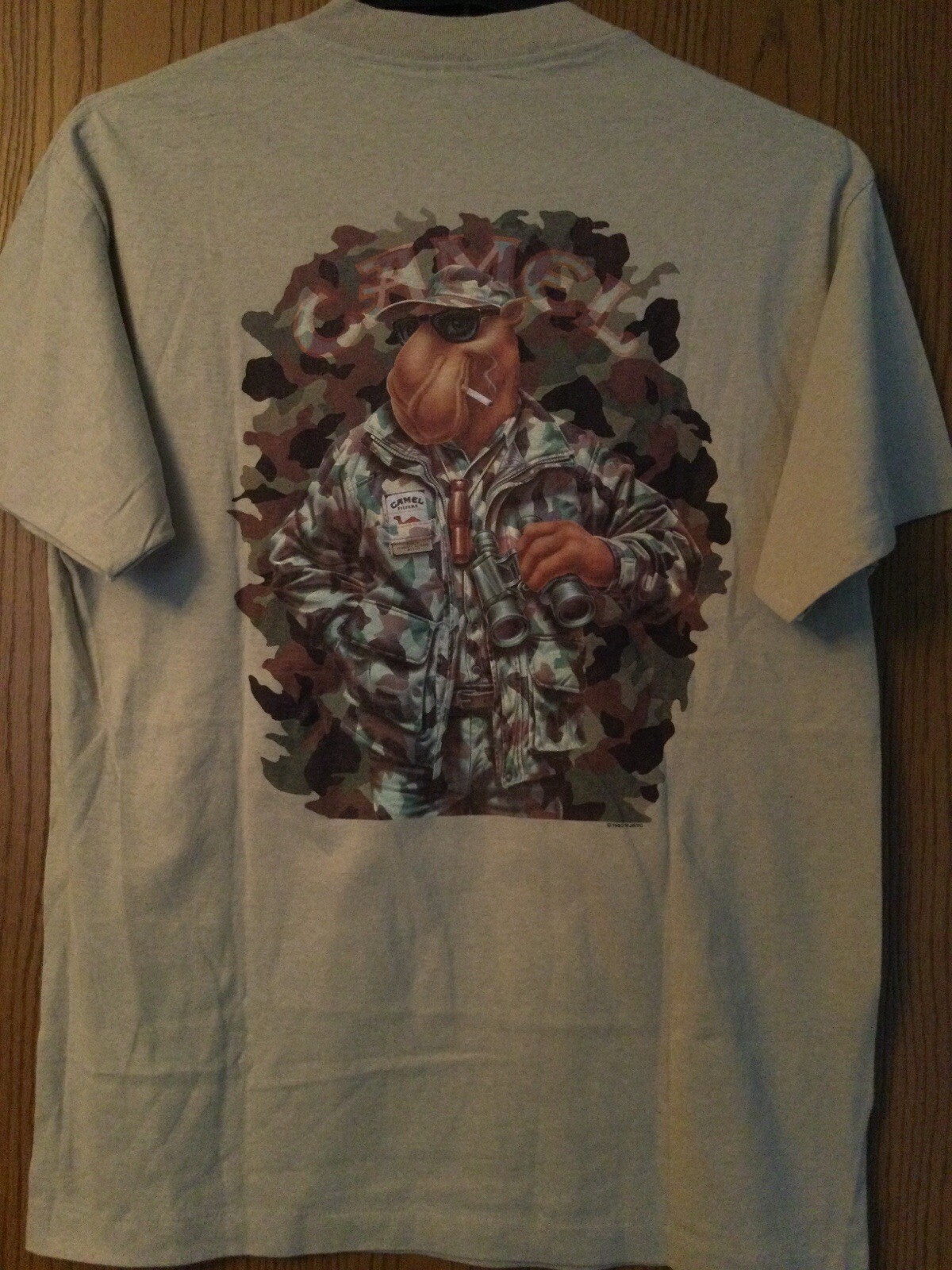 Camel Cigarettes - Joe Camel - 1992 White Brown Shirt… - Gem