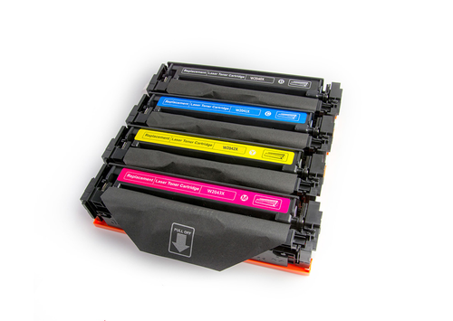 1x Non-OEM Toner 416X W2040X-W2043X for HP Color LaserJet M454 M454dn ...