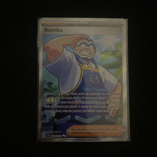 Carte Pokemon SCR fr 165/142 Kombu Supporter - Dresseur - Holo | eBay