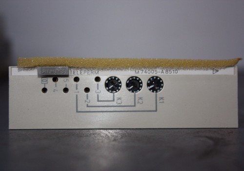 Siemens TELEPERM M74005-A8510 PC BOARD SIGNAL LIMITING MODULE 60011 ...