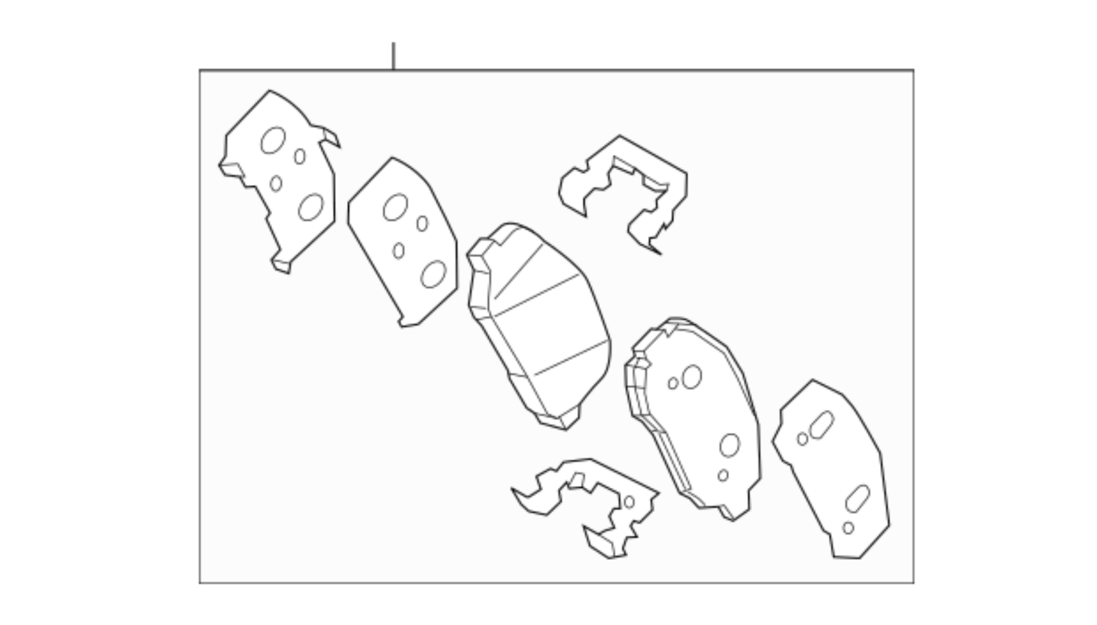 OEM 58101-S1A00 Front Pad Kit Disc Brake Ups# for Hyundai Santa Fe 2019 ...