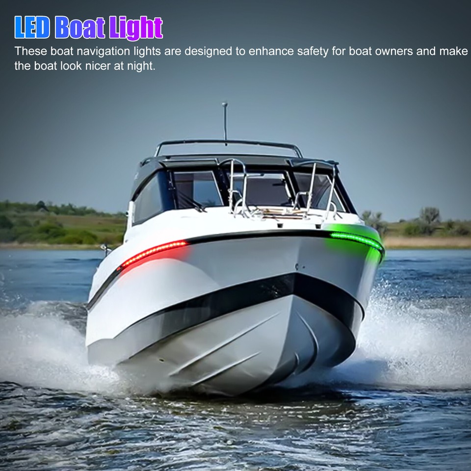 Mariner Boat Outboard Engines And Components 2x 12-LED Red/Green ...