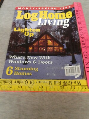 Log Home Living december 2001 magazine bright ideas | eBay
