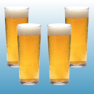 Senator Beer Pint Glass Plain 20oz (56cl) Pack of 4 | eBay UK