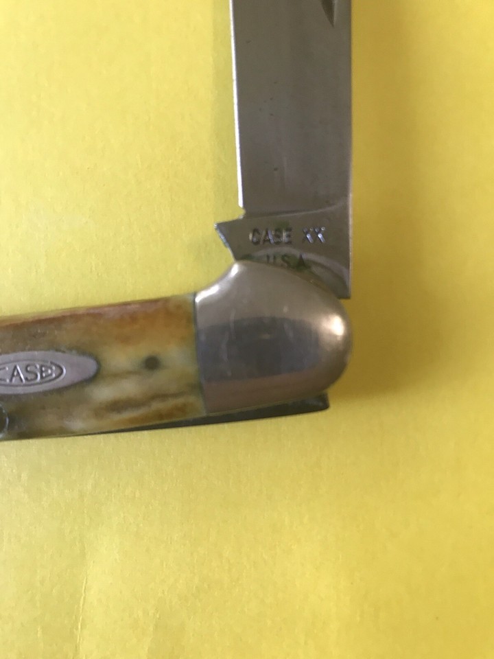 Beautiful Old Rare stag CASE CANOE # 52131 XX USA, Never Carried Or ...