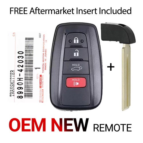 New OEM 2018-21 Toyota RAV-4 Smart Keyless Proximity Remote 8990H-42030 ...