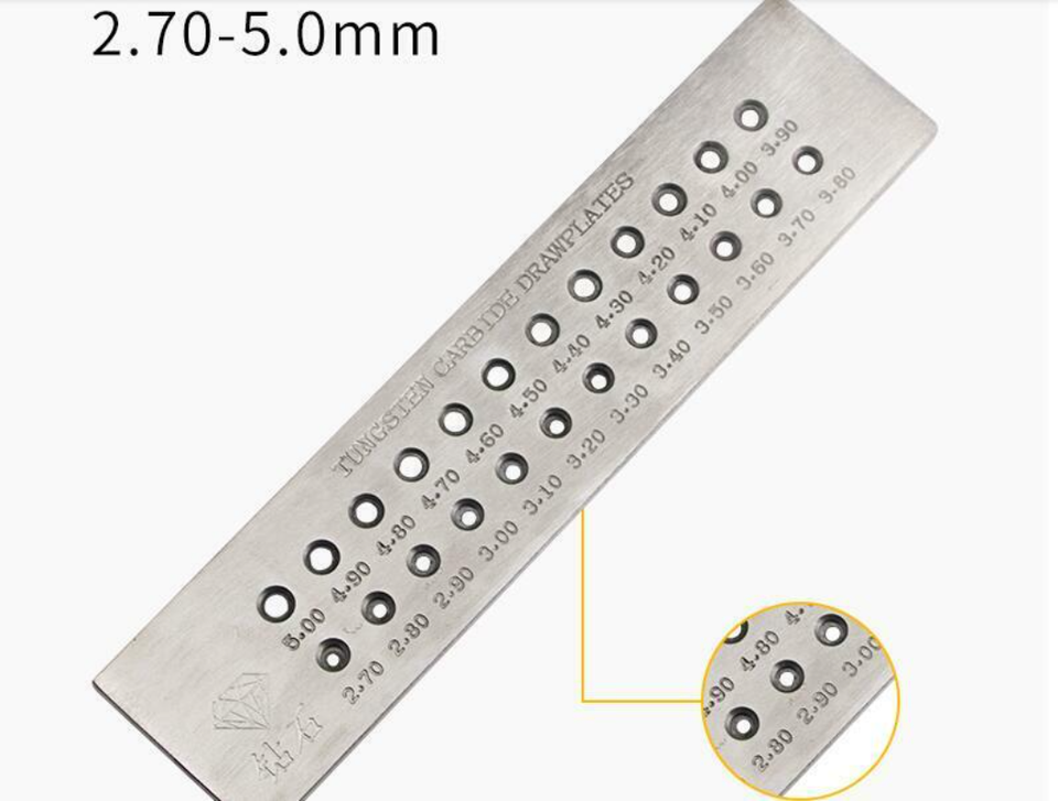 Tungsten Carbide Wire Drawplate for DIY Jewelry Round Shape Jewelry ...