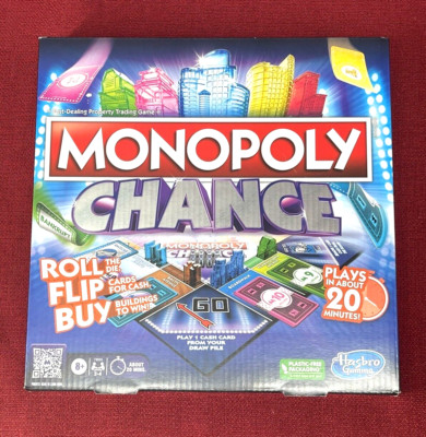 New Monopoly Chance Board Game Fast Dealing Property Trading Game 20 ...
