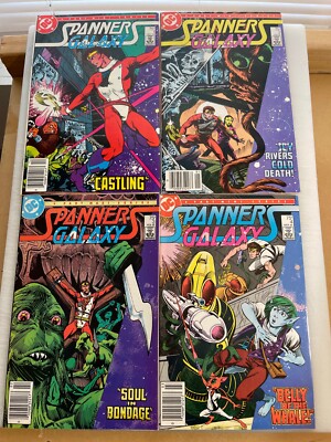 SPANNER'S GALAXY 1 2 3 4 5 6 FULL RUN LOT 6 NEWSSTAND COPPER AGE DC ...