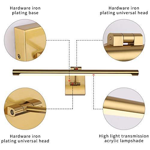 Led Picture Light Fixtures 24.4 Inches Full Metal Artwork Wall Lamp ...