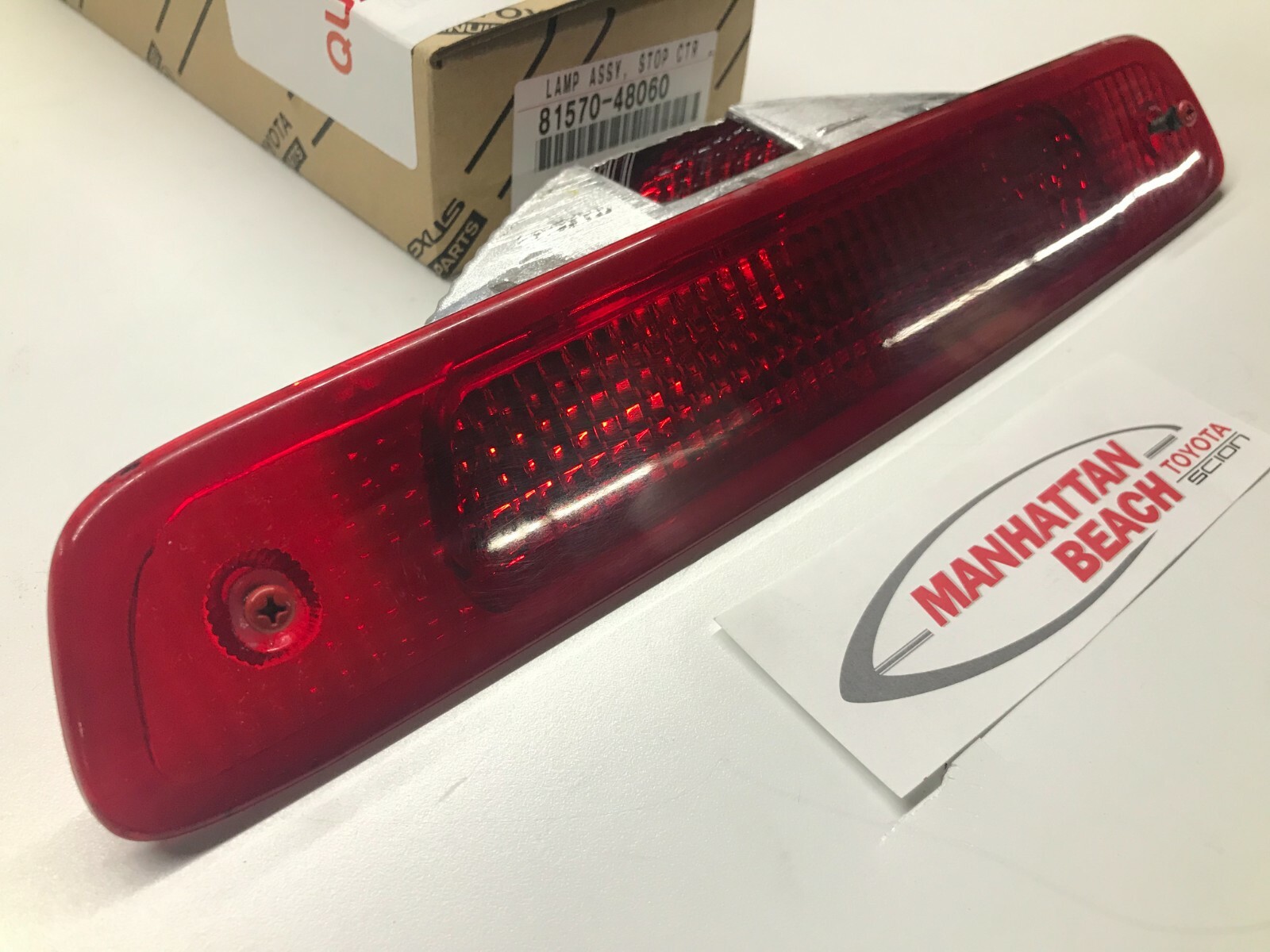 04-07 TOYOTA HIGHLANDER 3RD THIRD BRAKE LIGHT 81570-48060 GENUINE ...