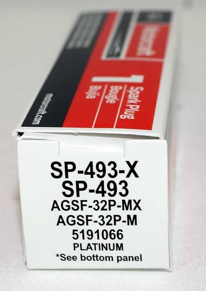 Set (8) OEM Genuine FORD Spark Plugs Motorcraft SP493X AGSF32PMX 4.6L 5 ...