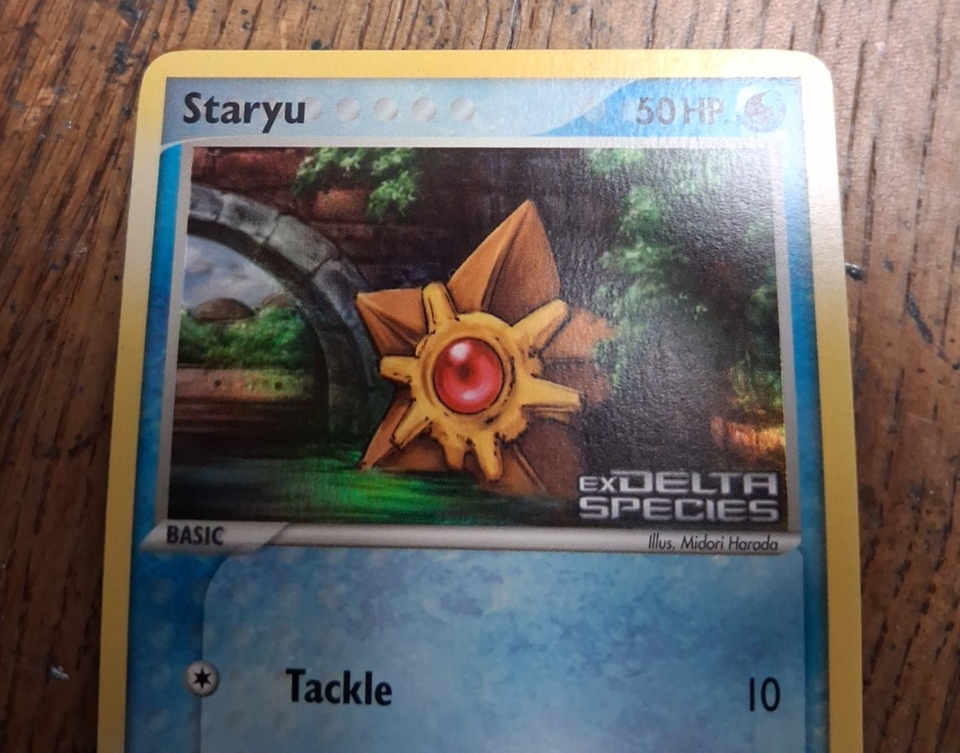 Pokemon Staryu 84/113 exDelta Species Reverse Holo Stamped NM Fast Ship ...
