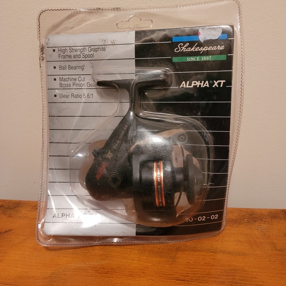 Shakespeare AlphaXT 200 80-02-02 Spinning Reel-Vintage New/Old Stock ...