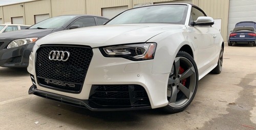 RS5 style front bumper conversion kit with grill for Audi A5/S5 B8.5 ...